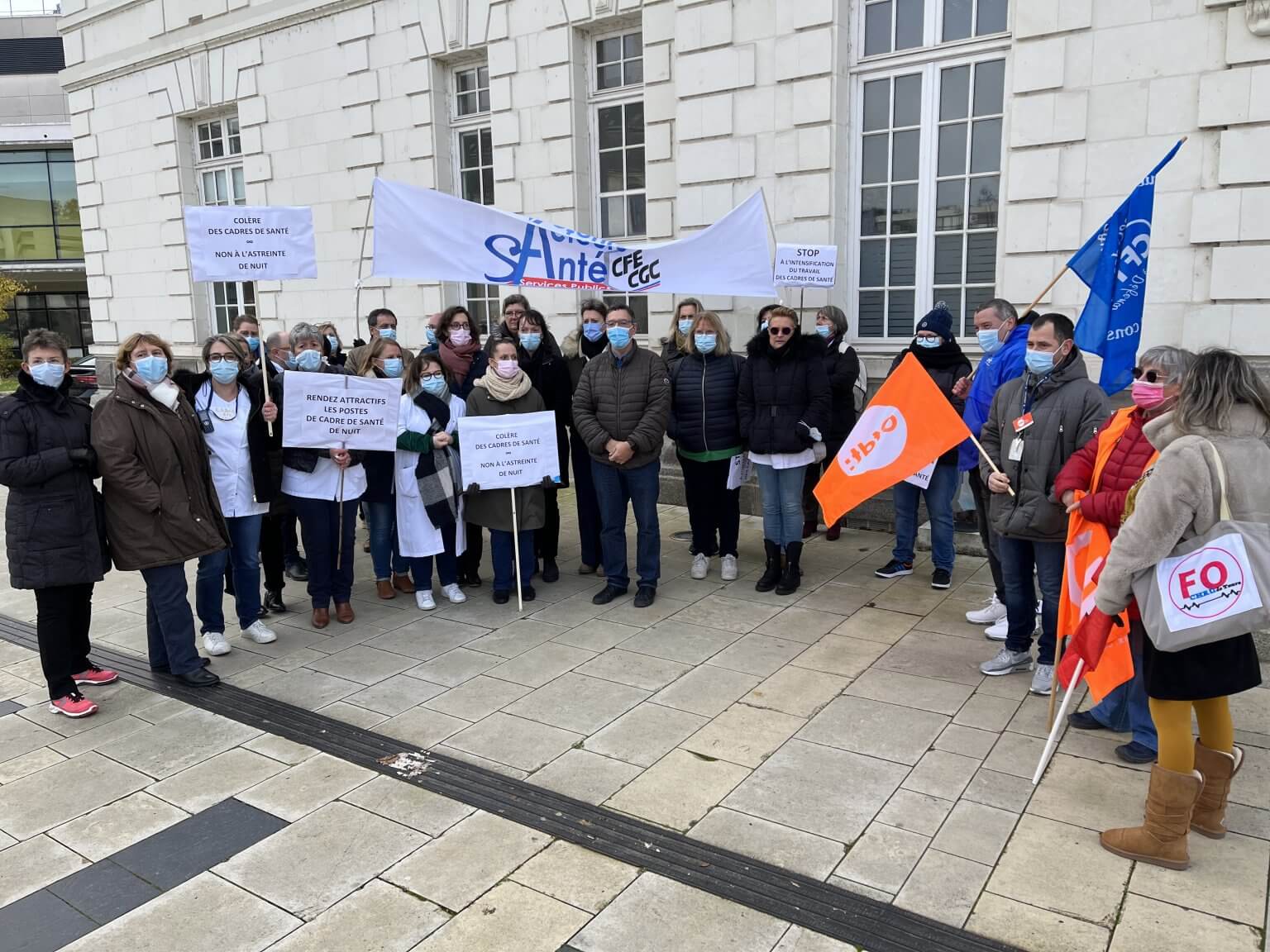 Grève des cadres de santé au CHU de Tours